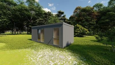 CELOROČNÍ OBYTNÝ KONTEJNER 3,5 x 7 m - TOP :: Moderni-bydleni